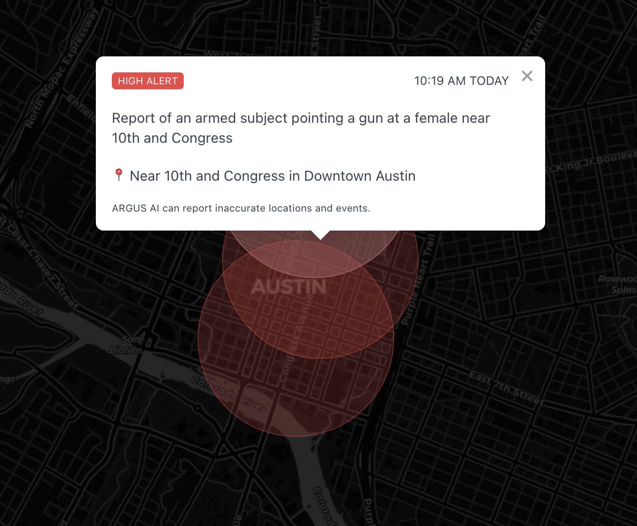 ARGUS - Real-Time Local Incident Alerts in Austin, TX